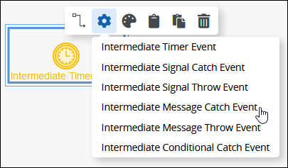 Intermediate Message Catch Event Element - ProcessMaker Platform Documentation